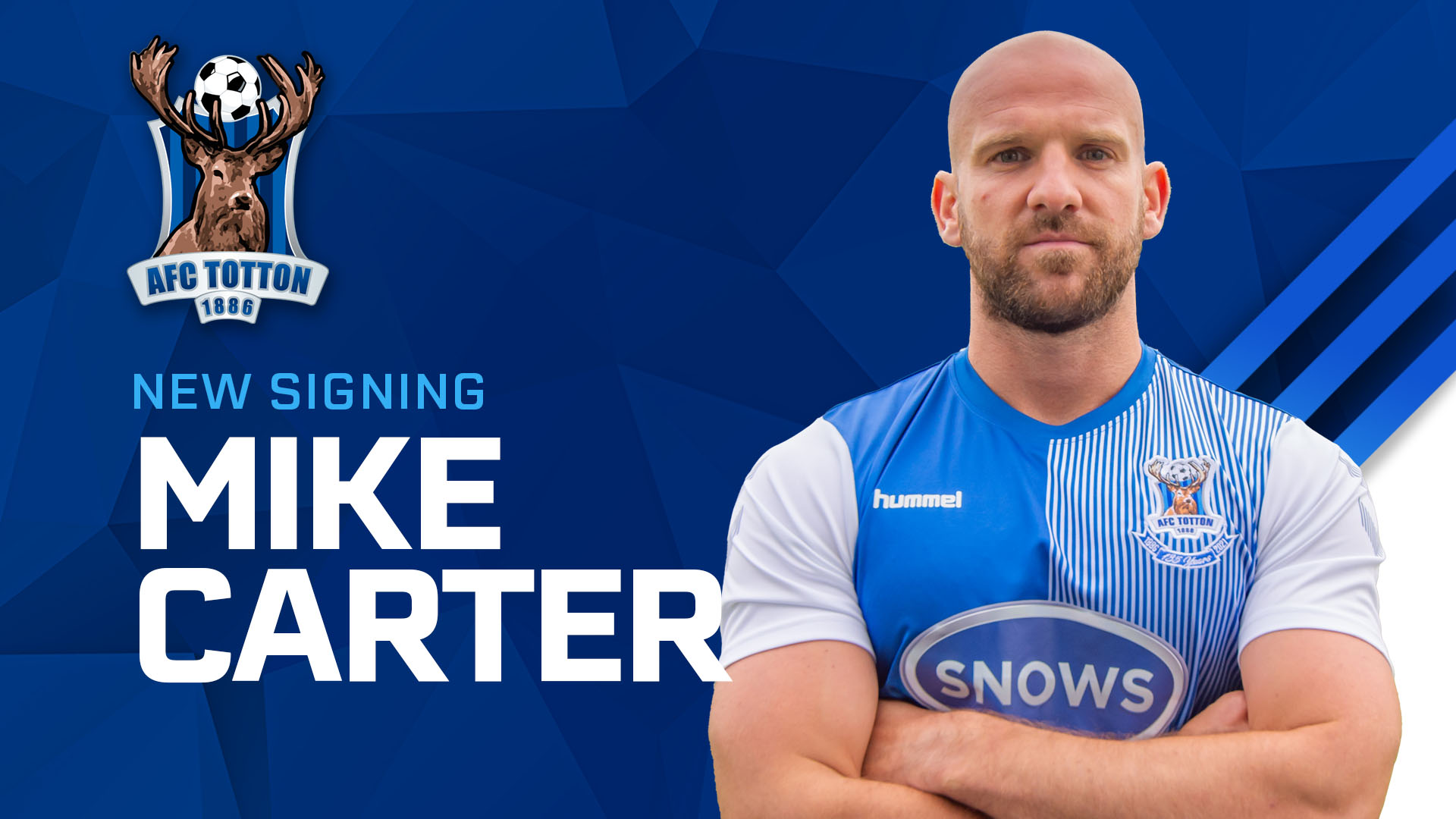 MIKE CARTER JOINS THE STAGS FROM GOSPORT BOROUGH | AFC Totton
