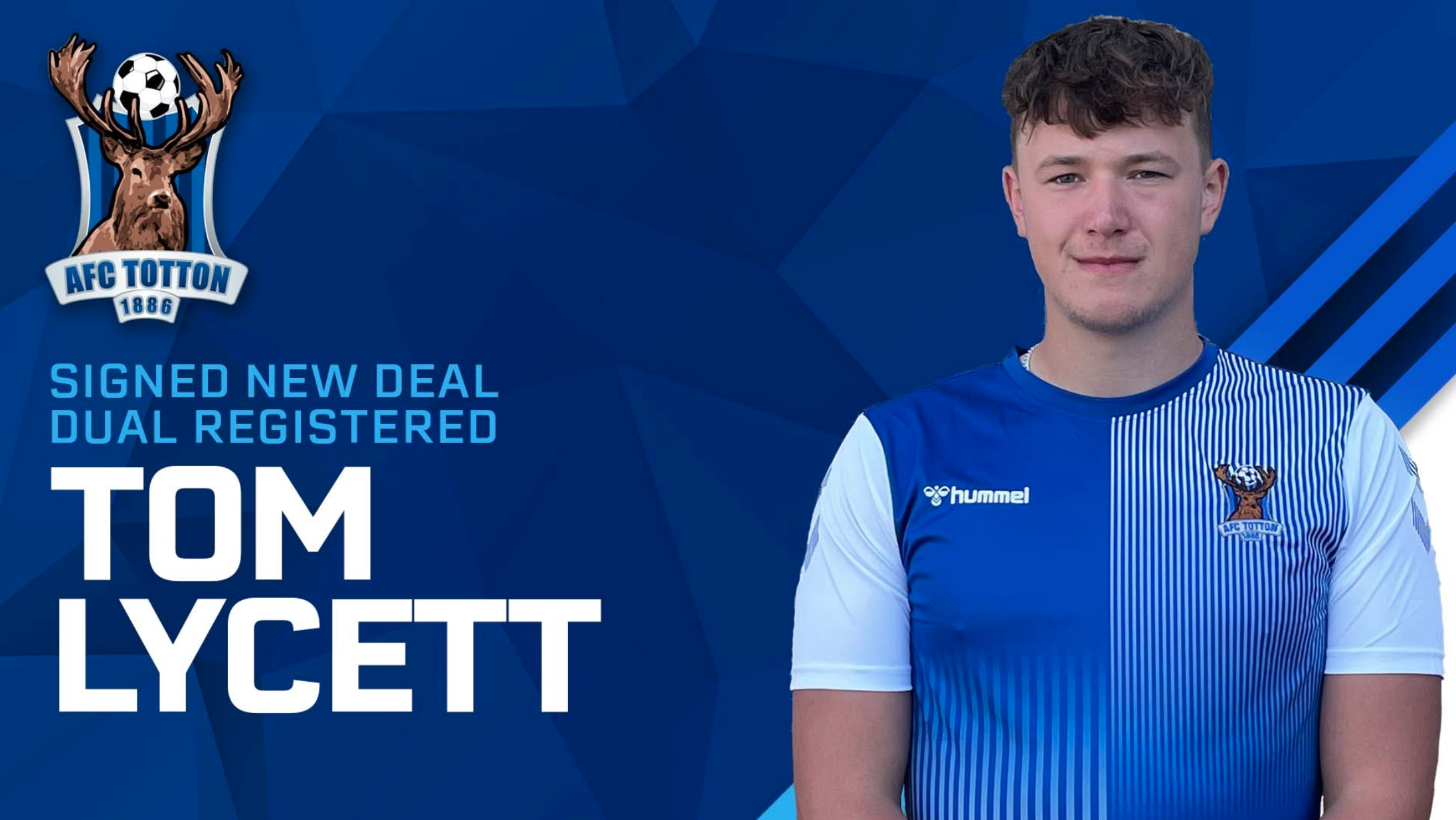 Tom Lycett, Dual Registration complete! | AFC Totton Tom Lycett, Dual Registration complete! | AFC Totton