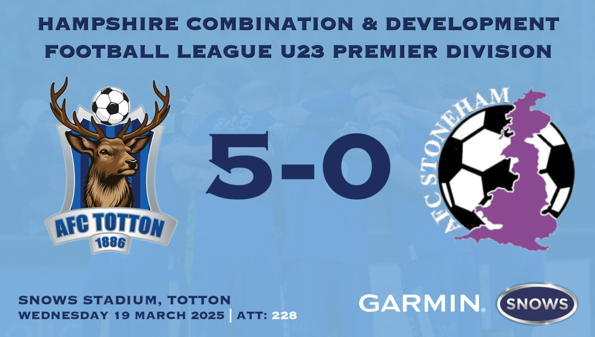 UNDER-23s PICK UP WHERE THEY LEFT OFF WITH FIVE-GOAL WIN | AFC Totton