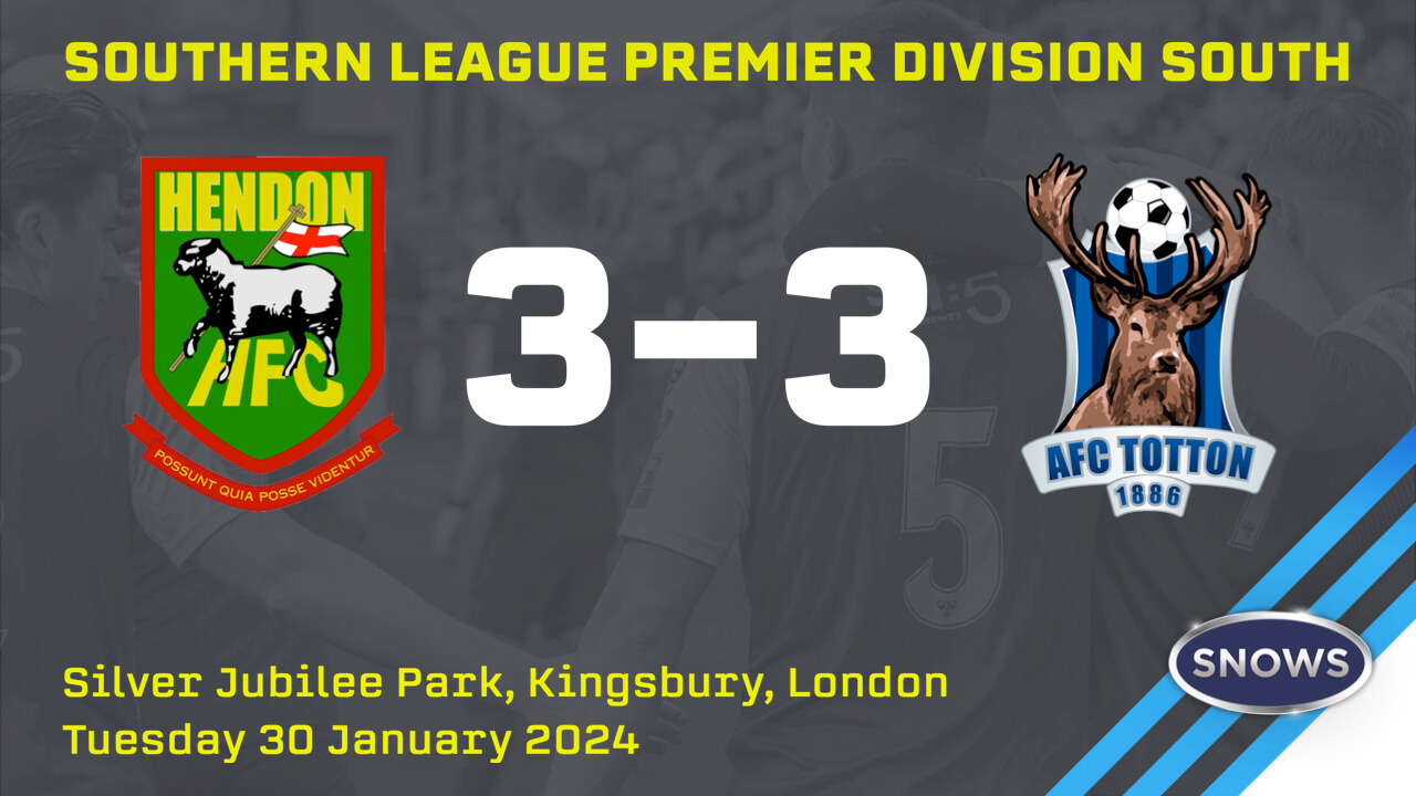 The LONG READ: HENDON 3-3 AFC TOTTON, SLPDS#26 | AFC Totton
