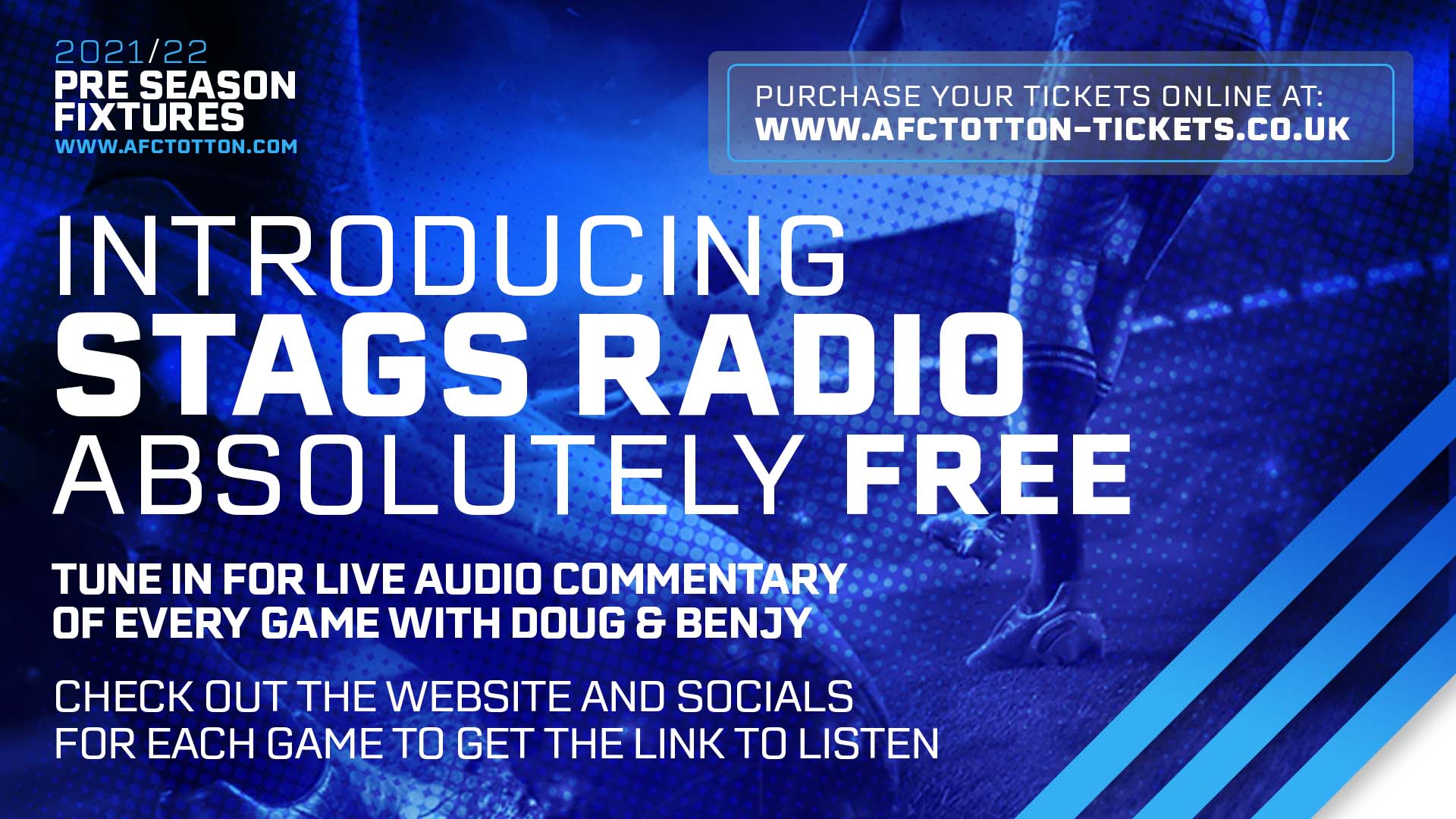 New Match Day radio commentary service goes live tomorrow!! | AFC Totton