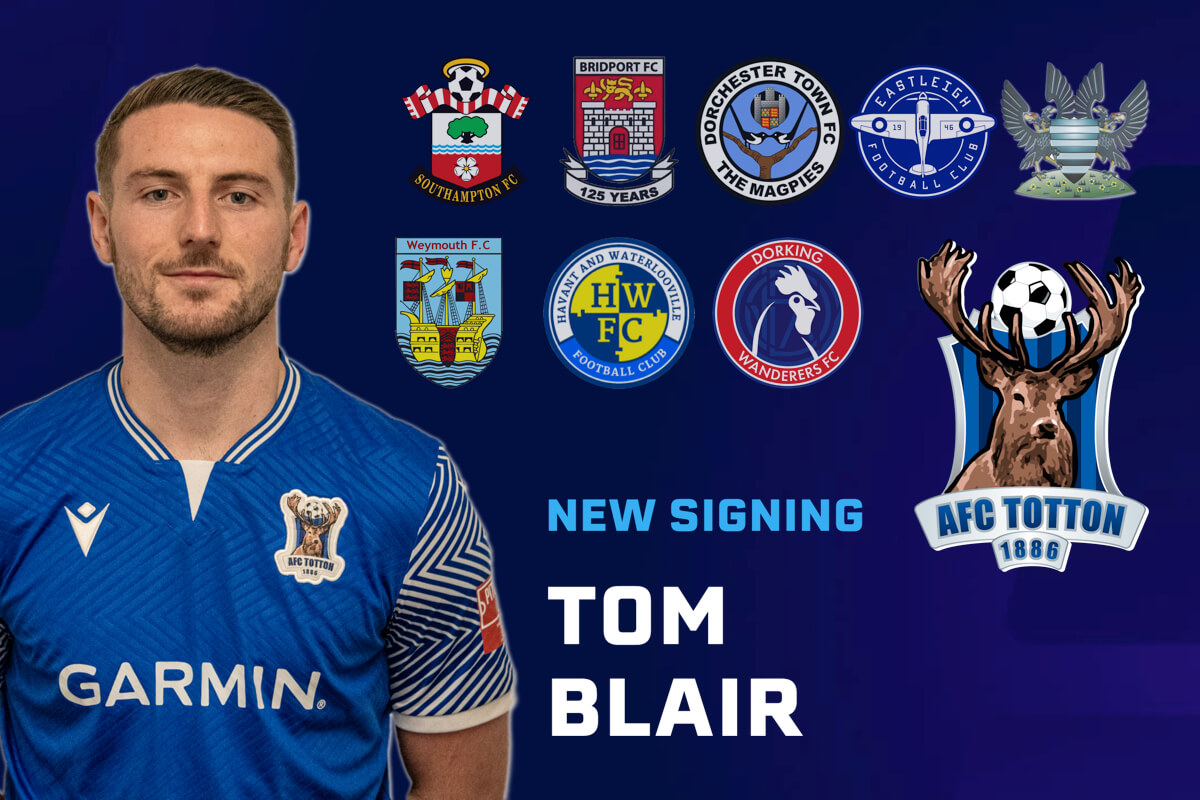 EX-DORKING WINGER TOM BLAIR BECOMES A STAG | AFC Totton