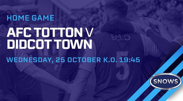 NEXT UP! Back at home Wed night | AFC Totton