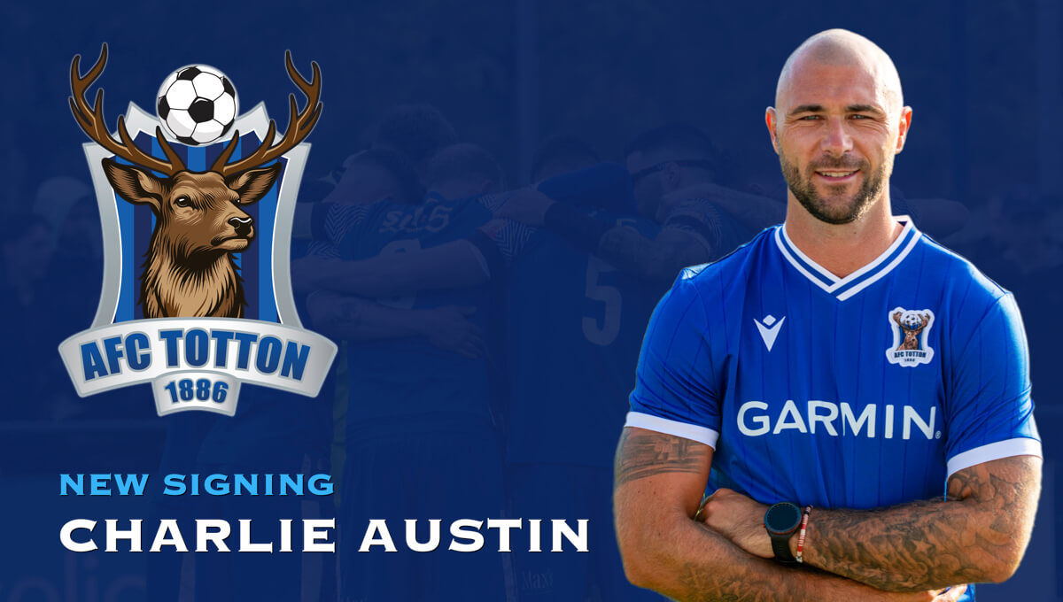 CHARLIE AUSTIN SIGNS FOR THE STAGS | AFC Totton