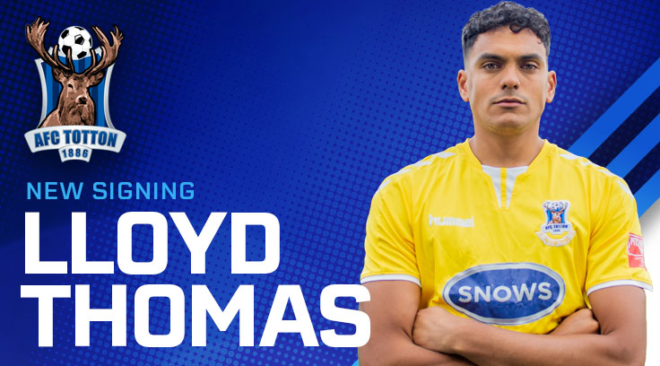 GOALKEEPER LLOYD THOMAS JOINS AFC TOTTON | AFC Totton